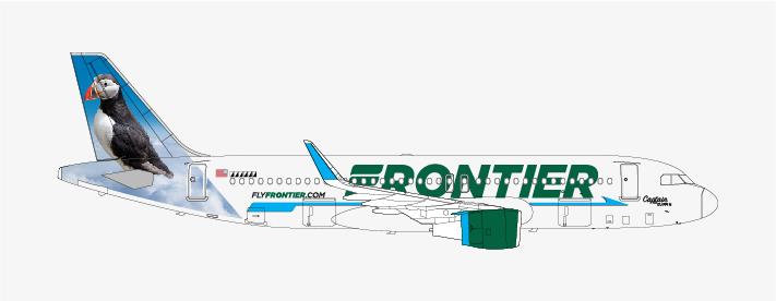 Captain the Puffin | Frontier Airlines